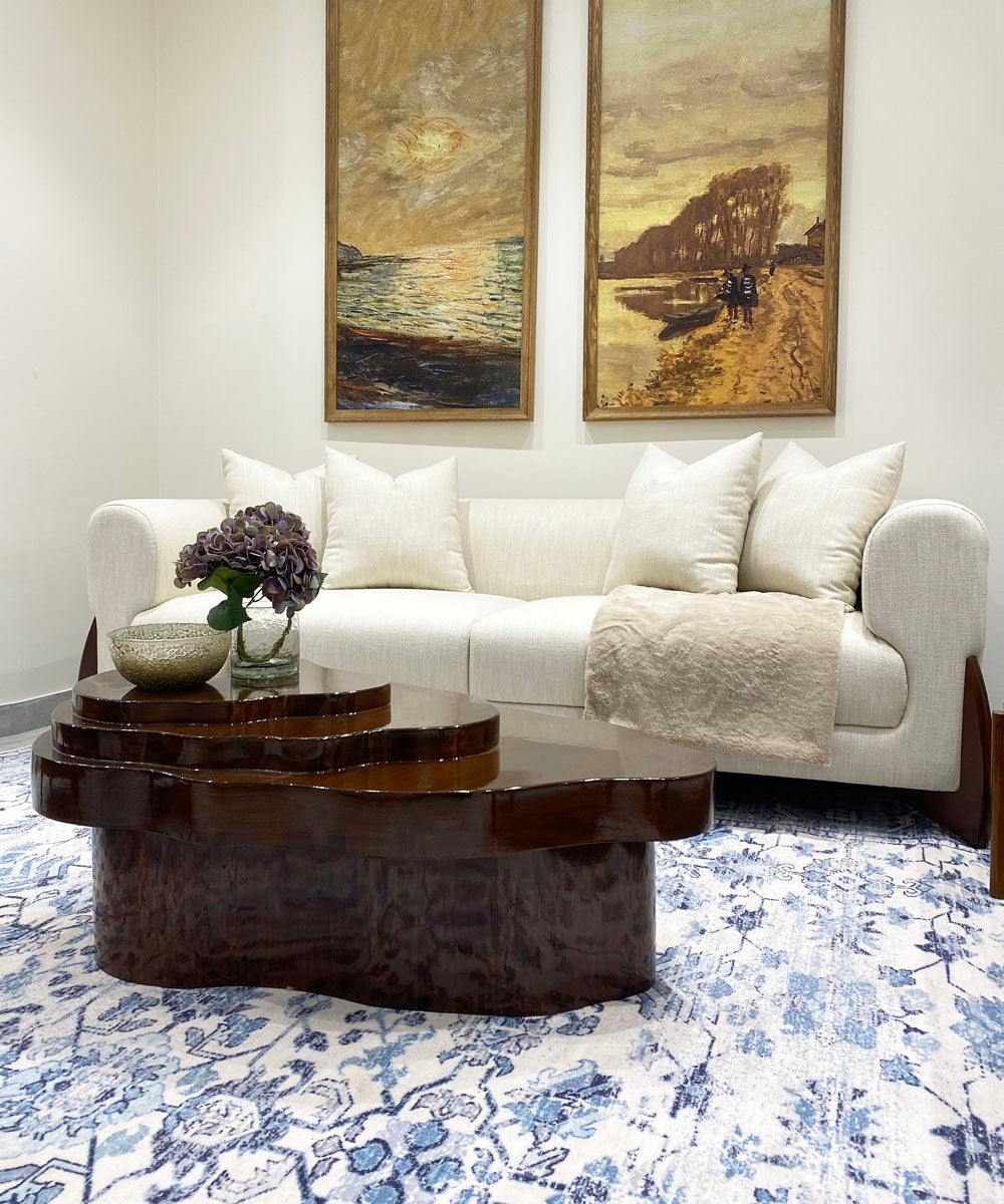 Teak Wave Three Tier Coffee Table | Zufolo Designs