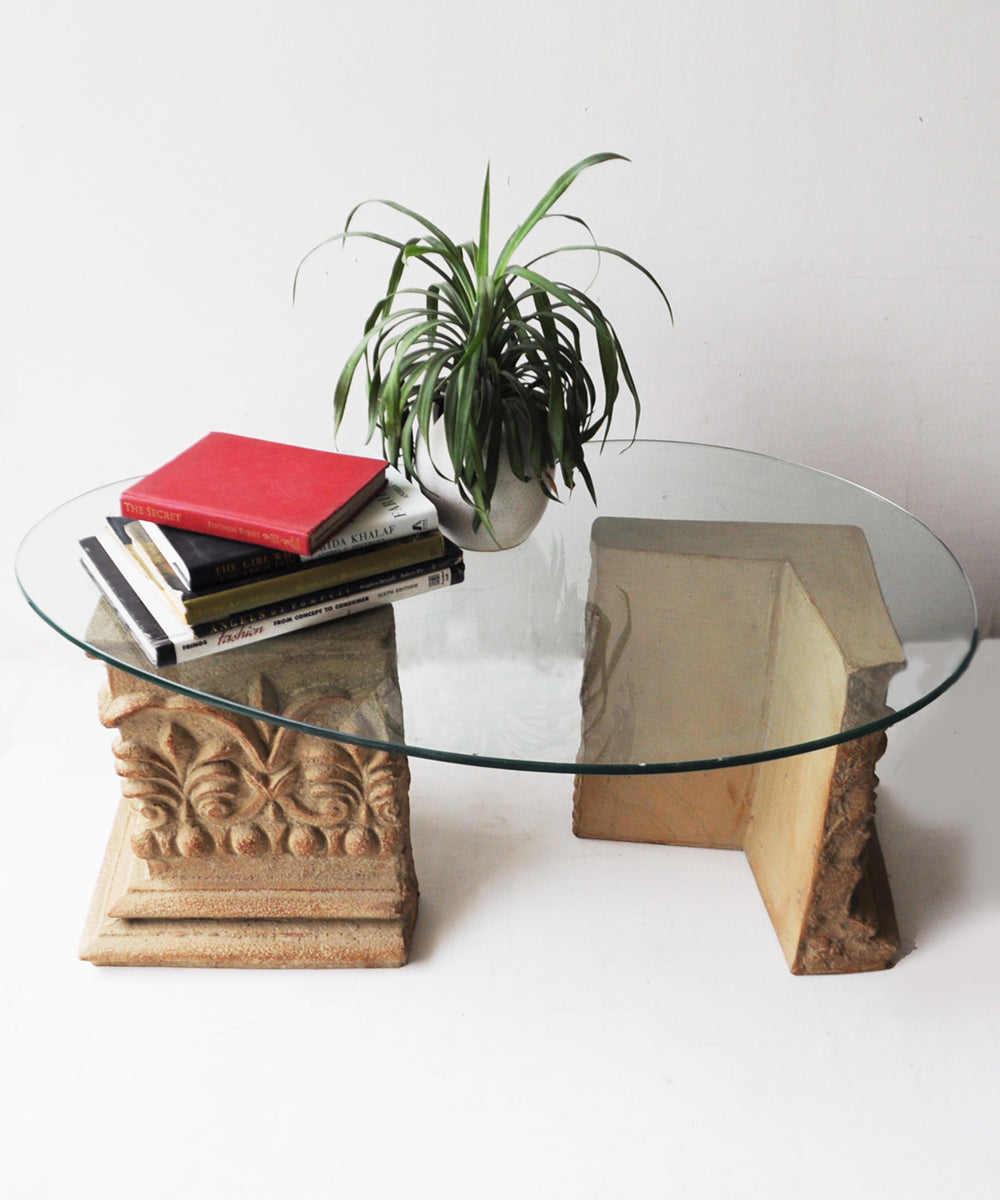 Ancient Two Pillar Coffee Table | Zufolo Designs
